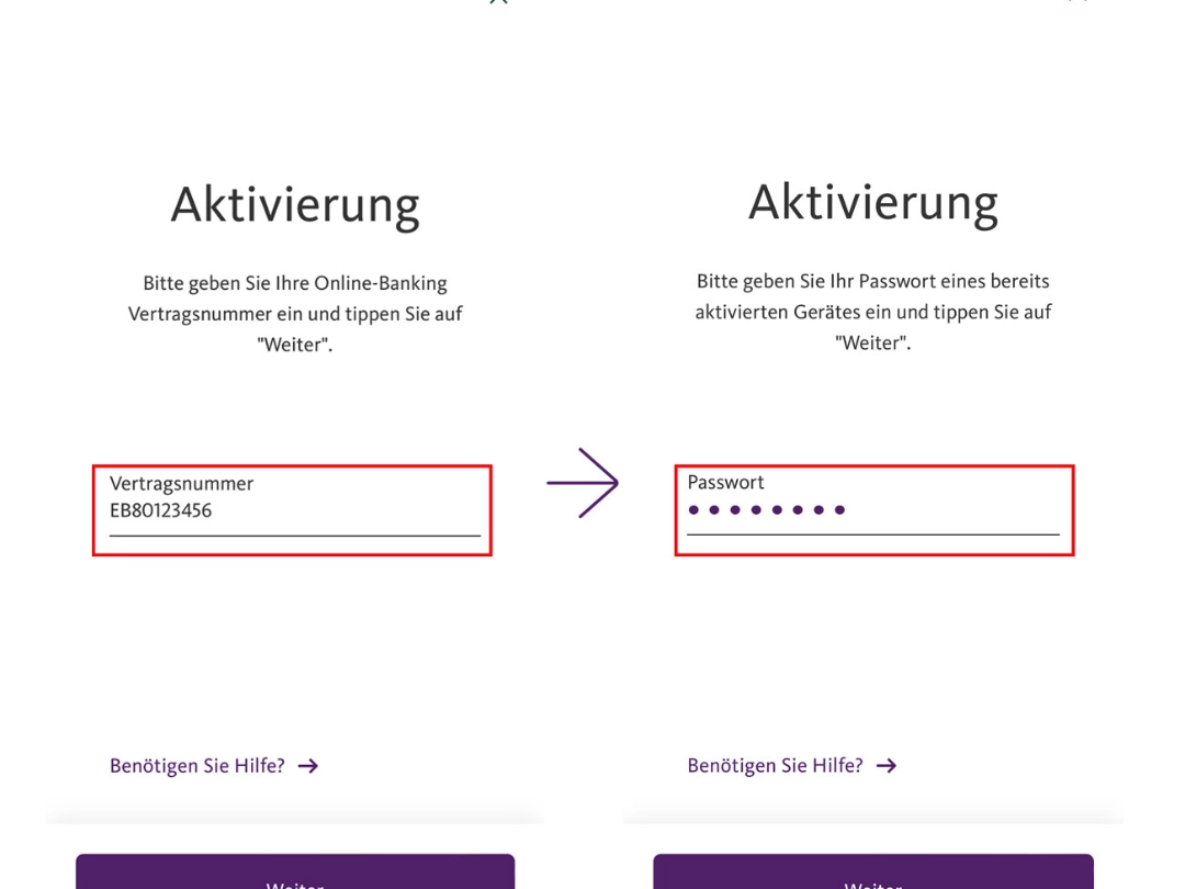 Wie aktiviere ich mein E-Banking auf einem neuen oder zusätzlichen ...