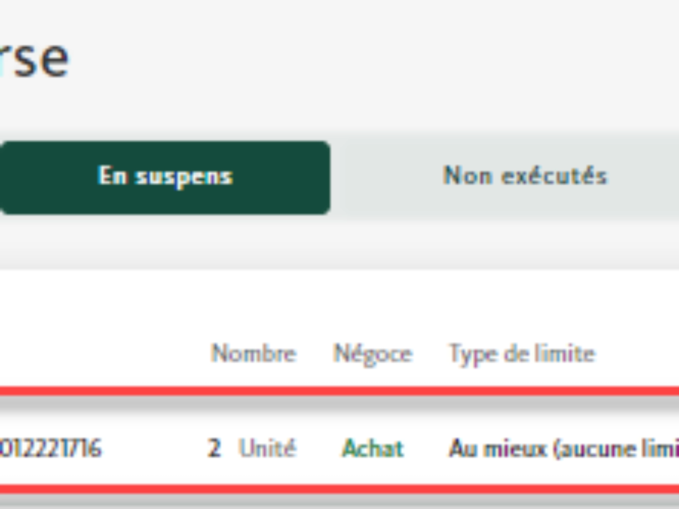 Comment annuler un ordre de Bourse en suspens? - Banque Migros