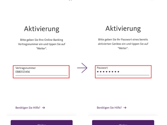 Wie aktiviere ich mein E-Banking auf einem neuen oder zusätzlichen ...