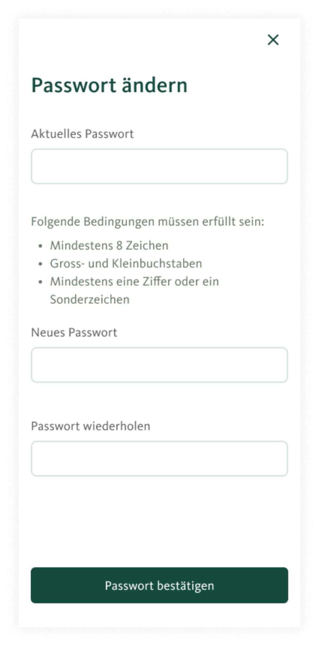 Wie ändere ich mein E-Banking-Passwort? - Migros Bank