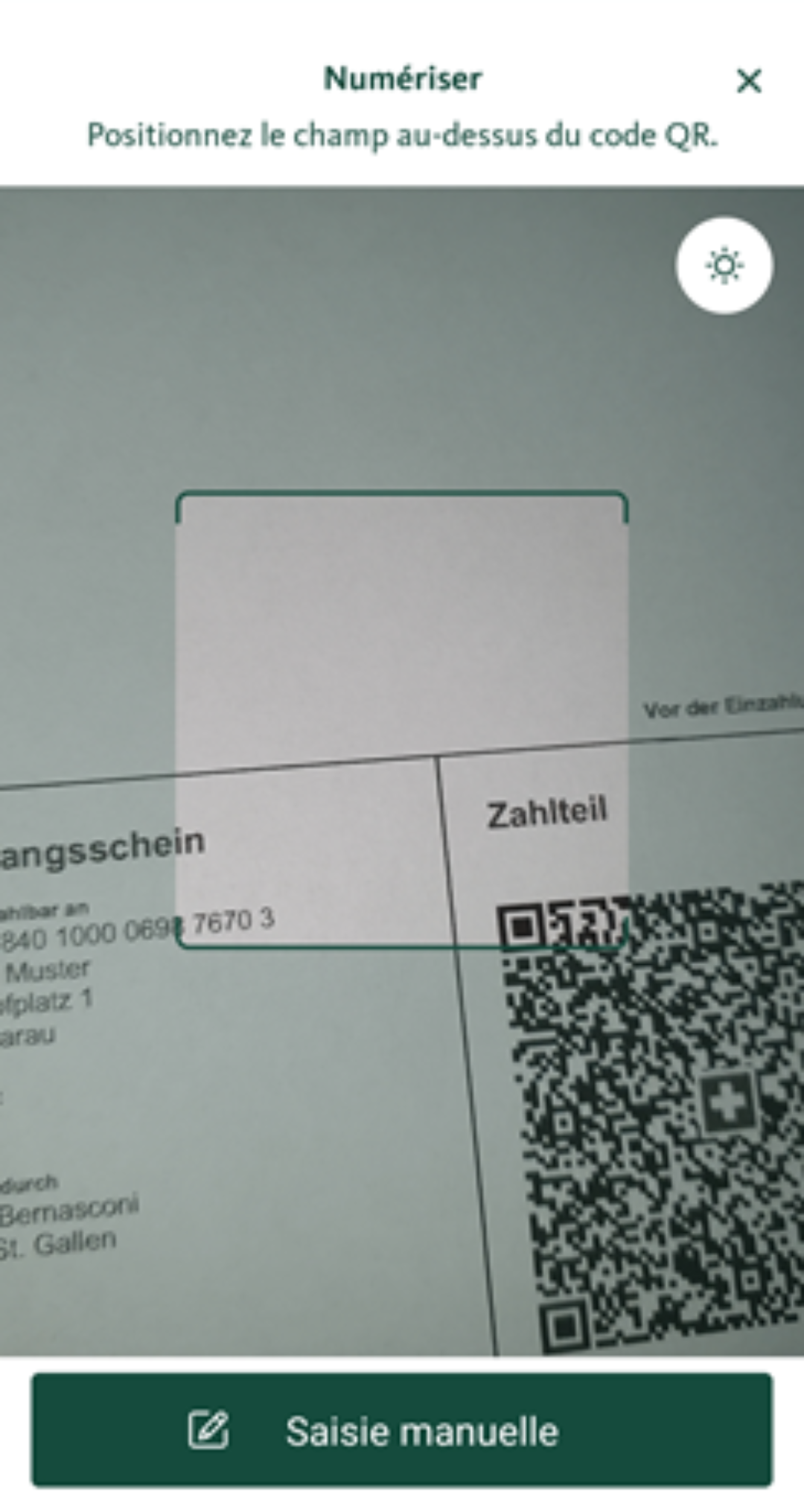 Comment numériser une QR-facture? - Banque Migros