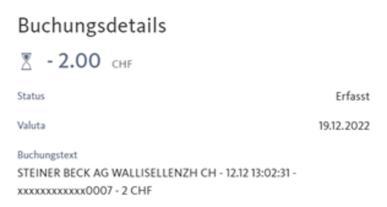 Was sind «Provisorische Buchungen» im E-Banking? - Migros Bank
