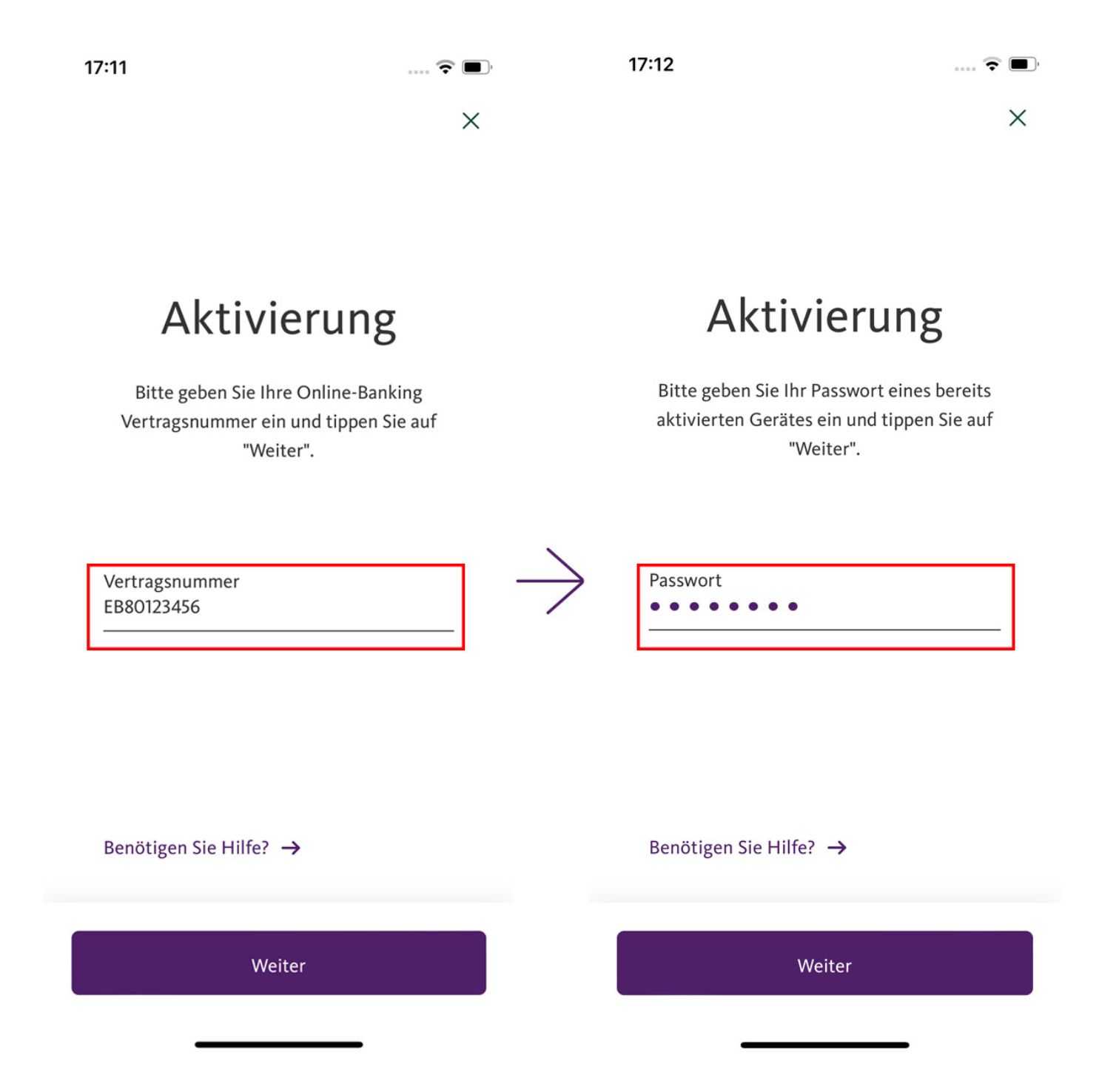 Wie aktiviere ich mein E-Banking auf einem neuen oder zusätzlichen ...