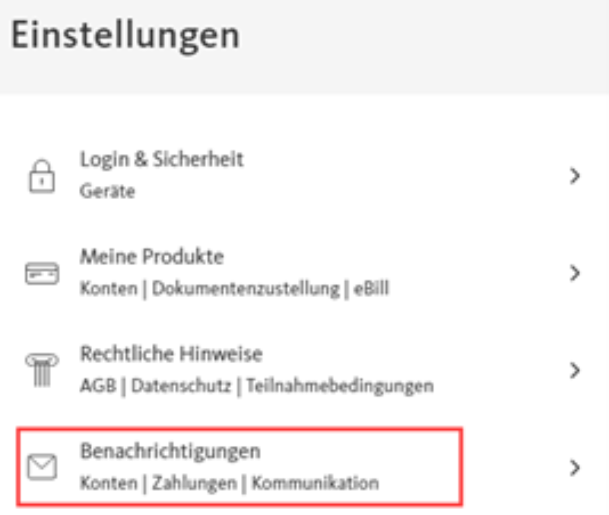 Wie aktiviere ich Benachrichtigungen für E-Dokumente? - Migros Bank