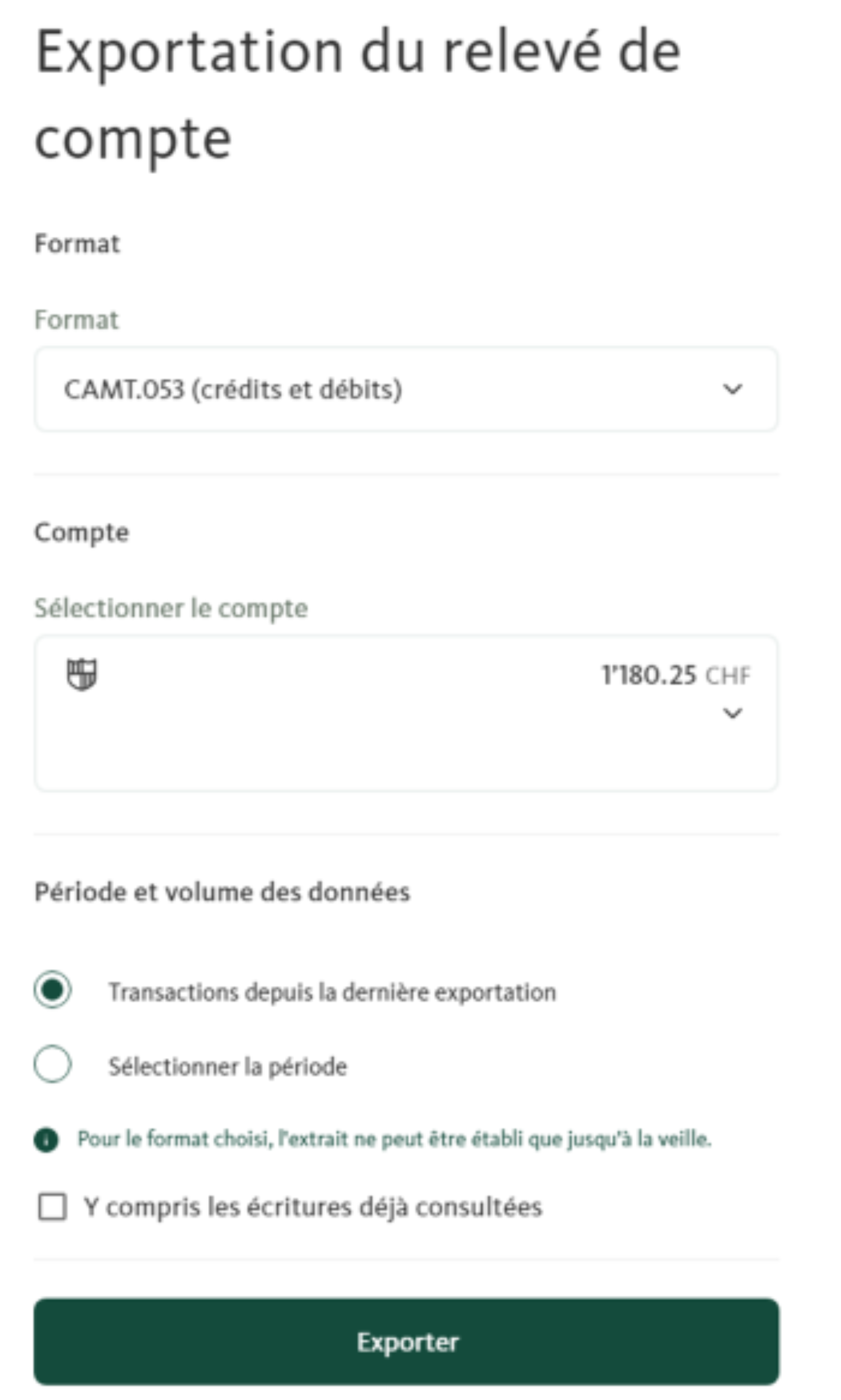 Comment puis-je exporter des avis de crédit ou de débit pour mon ...
