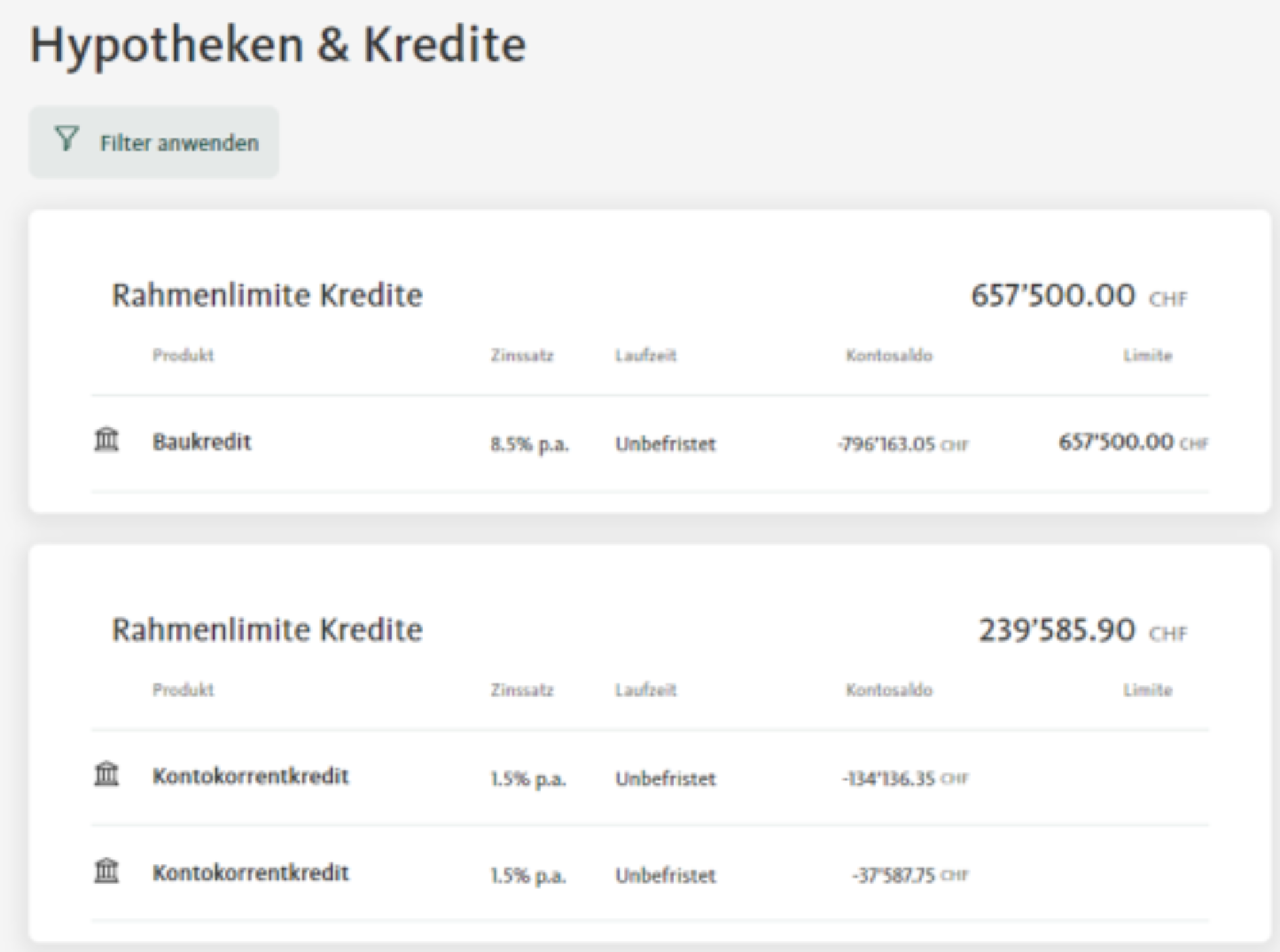 Wo und wie verwalte ich meine Hypotheken und Kredite? - Migros Bank