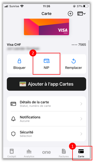 Où puis-je voir le NIP de ma carte Visa Debit / carte de crédit ...