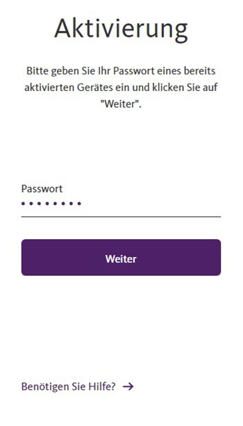 Wie aktiviere ich ein neues Gerät fürs E-Banking? - Migros Bank
